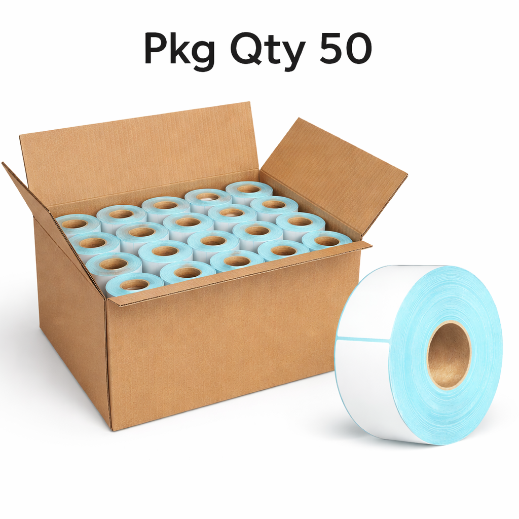 Industrial Labels, Paper, Permanent Adhesive, Pkg Qty 50 - MROport